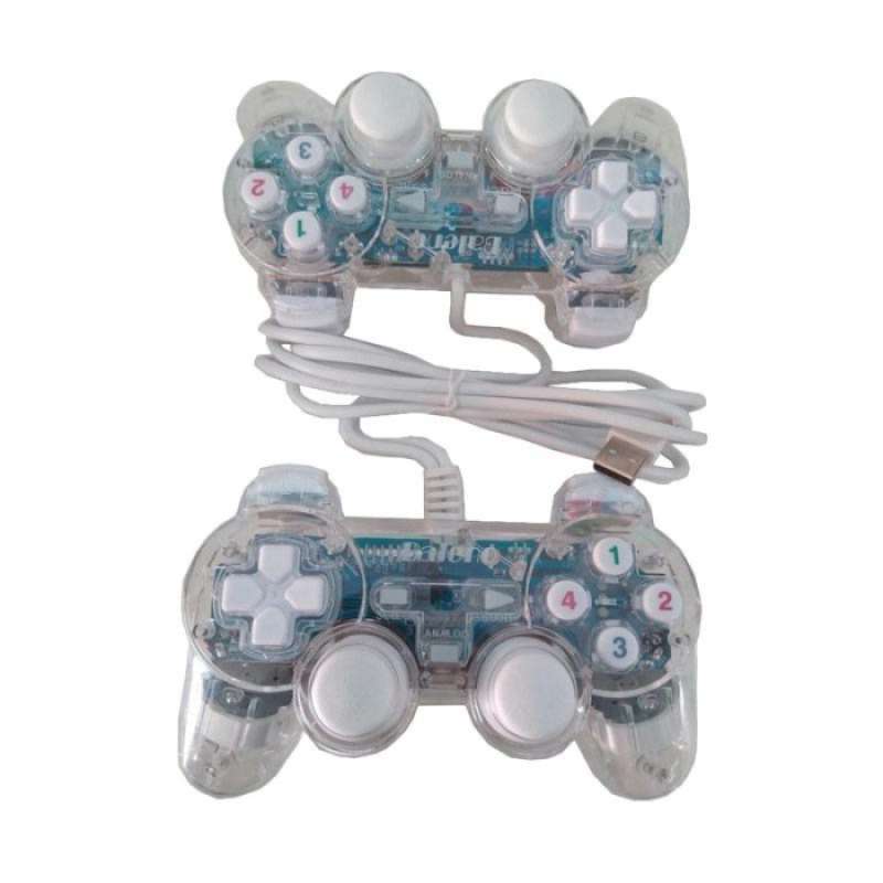 Jual Pc Dual Shock Controller / Joystick Usb - Transparent di Seller ...