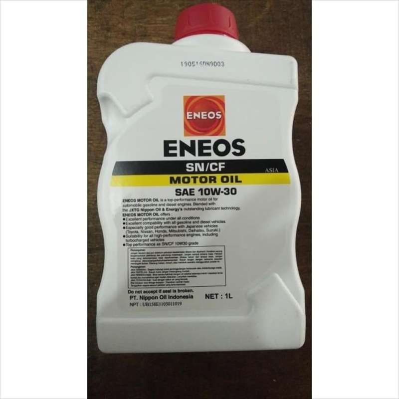 Jual Oli Mesin Mobil Eneos Jxtg Nippon Motor Oil 10w-30 Sn/cf 1 Liter Di Seller Planet Onderdil ...