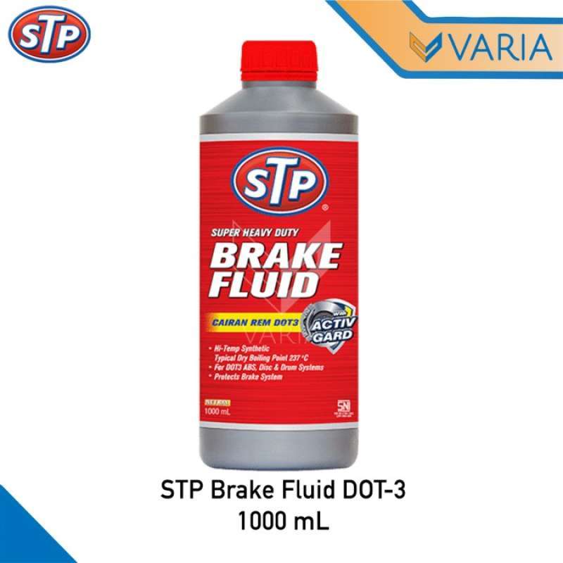 Jual STP Brake Fluid DOT-3 1000 ml 1 L ActivGard Minyak Oli Rem Mobil ...