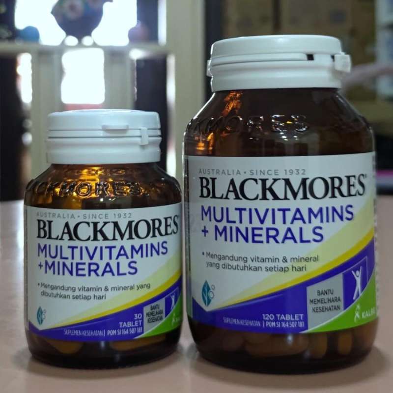 Jual Blackmores Multivitamin & Minerals 120 / 30 Tablets RESMI BPOM - 30 di Seller Ultrafast ...