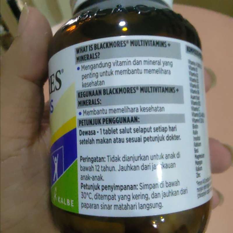 Jual Blackmores Multivitamin & Minerals 120 / 30 Tablets RESMI BPOM - 30 di Seller Ultrafast ...