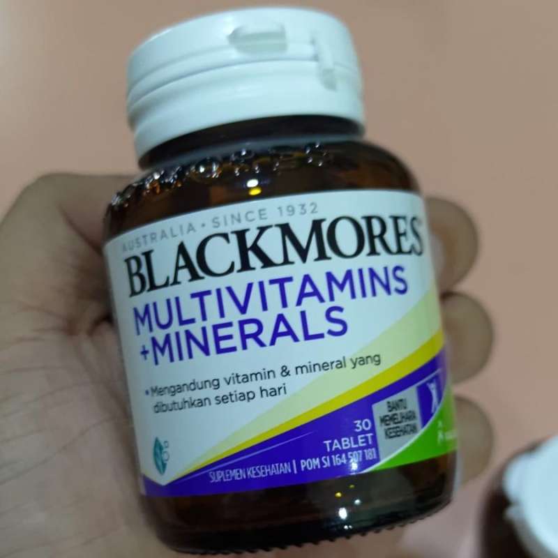 Jual Blackmores Multivitamin & Minerals 120 / 30 Tablets RESMI BPOM - 30 di Seller Ultrafast ...