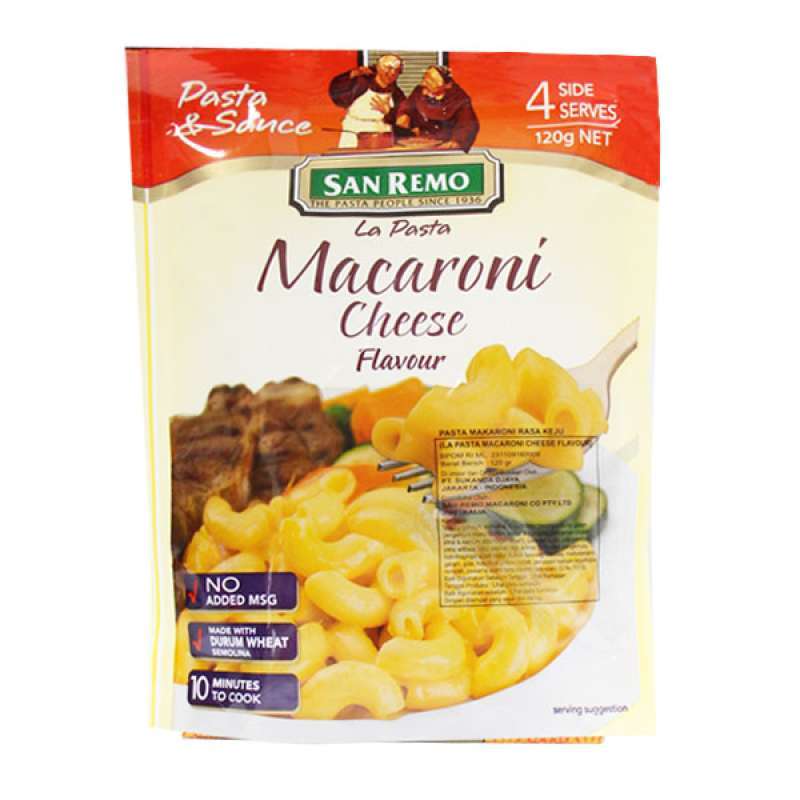 Jual SANREMO LA PASTA MACARONI CHEESE 120 GR di Seller Primo Citos ...