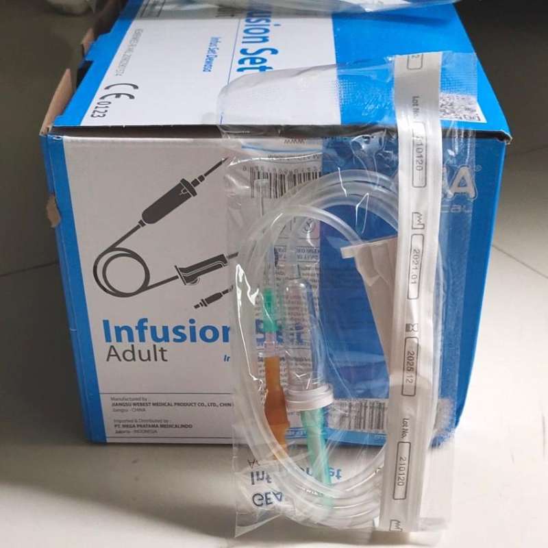 Jual Infus Set Dewasa/infus Set Dewasa/infusion Set/selang Infus Di ...