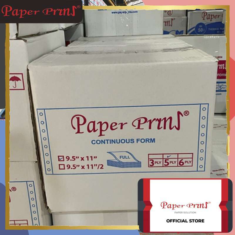 Jual PAPERPRYNS CONTINUOUS FORM FULL / NCR / 9,5 X 11 / 5PLY di Seller ...