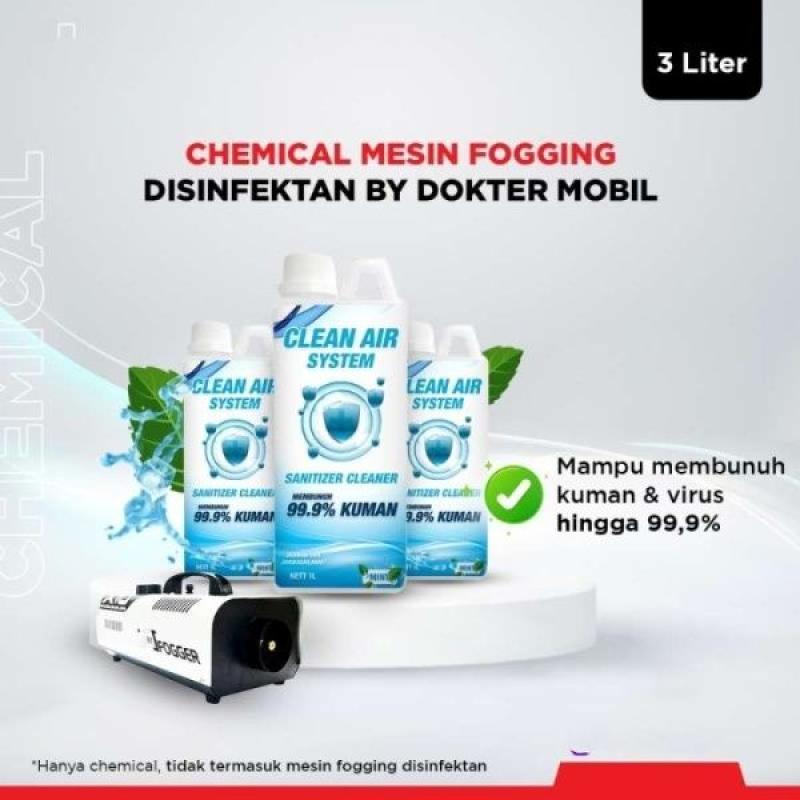 Jual 3 Liter Cairan Obat Liquid Fogging Disinfektan Virus Bakteri 3L di ...