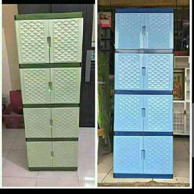 Jual Lemari Pakaian Plastik 4 Susun Tabitha Akako Artha Lemari ...