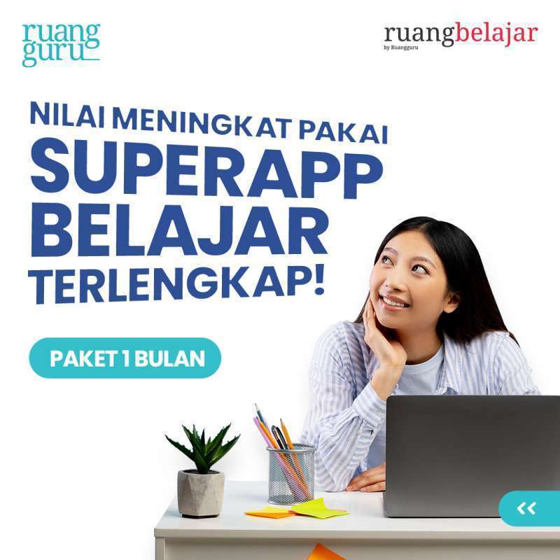Cara Daftar Ruang Guru dan Harga Paketnya - Blibli Friends