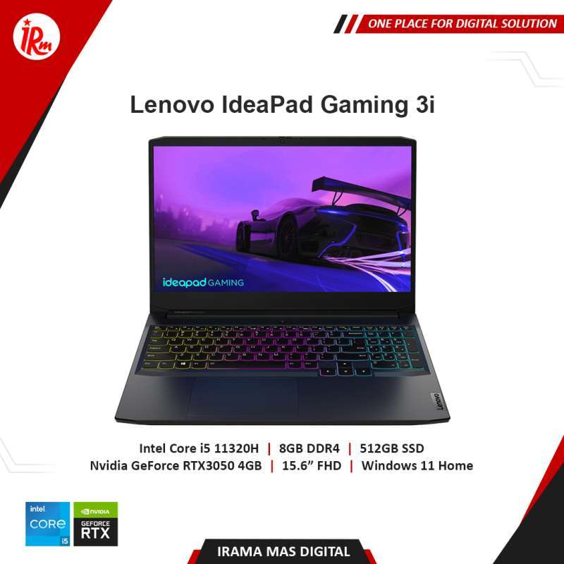 Jual Lenovo IdeaPad Gaming 3i - Intel Core i5-11320H 8GB 512GB RTX3050 ...