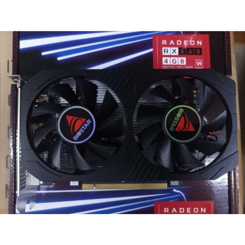 Promo Vga Ati Radeon Biostar Rx 560 4Gb Rx560 4G Gddr5, 128Bit Diskon 12% di Seller Ghanim Shop ...