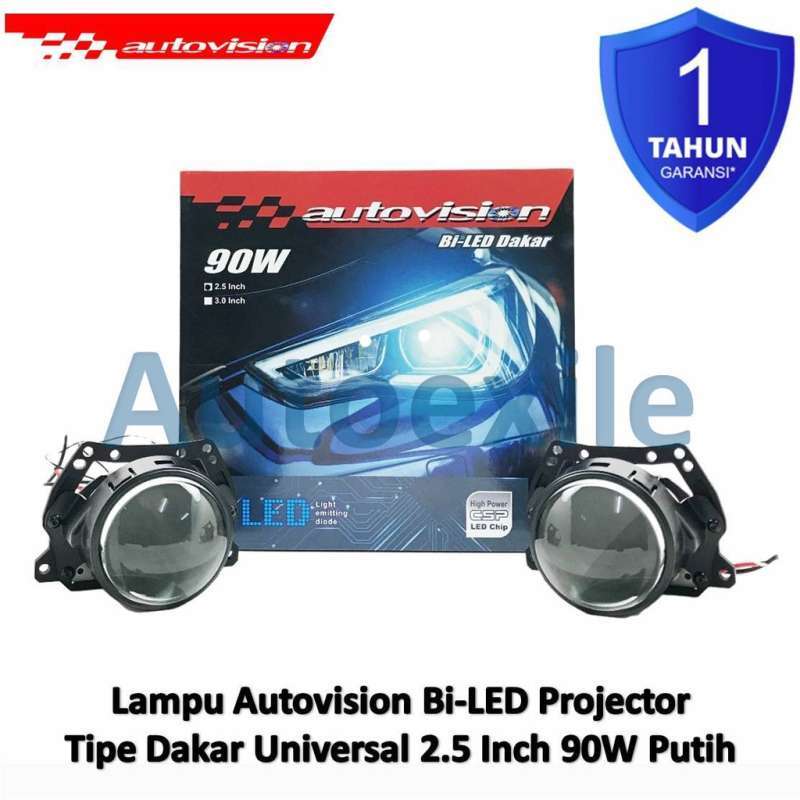 Promo Autovision Biled Projector Dakar 2.5inch 90w Putih 5500k ...