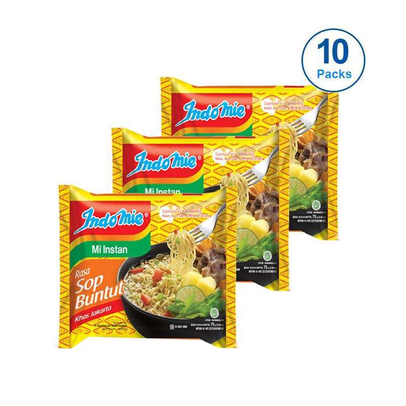 Jual Indomie Rasa Sop Buntut Mi Instan 75 Gr10 Pcs Di Seller Aisyah Olshop Cell