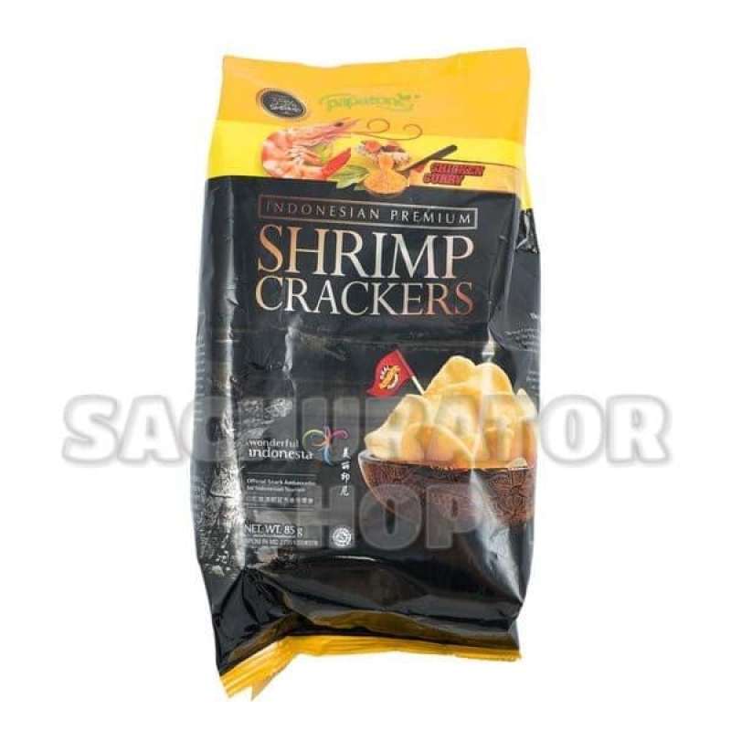 Jual Snek Kerupuk Udang Papatong Papatonk Shrimp Crackers Chicken Curry ...