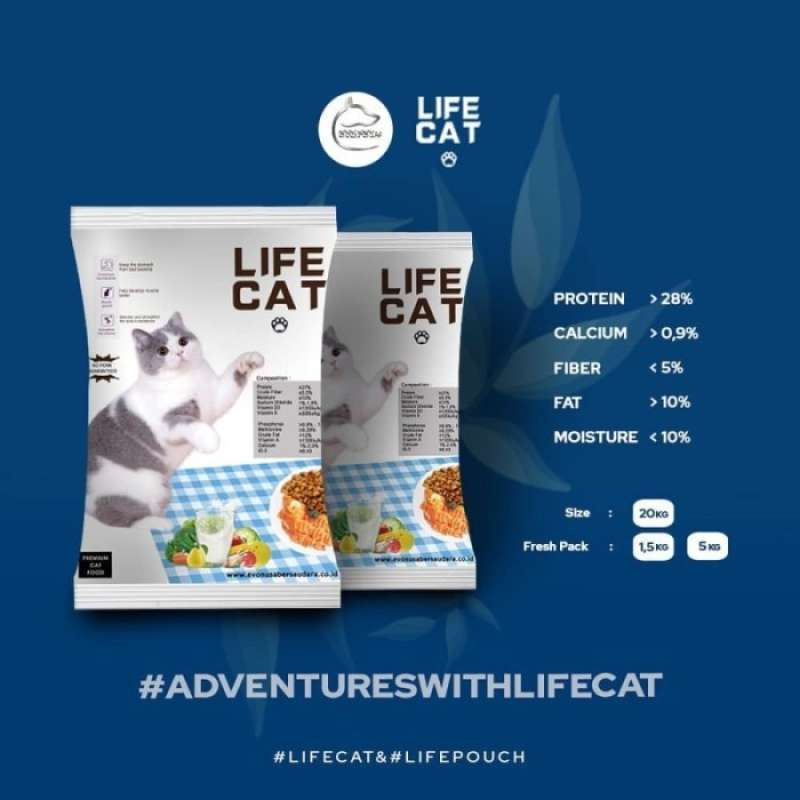 Jual Life Cat Dry Food 20kg - makanan kering kucing di Seller Petshopid ...