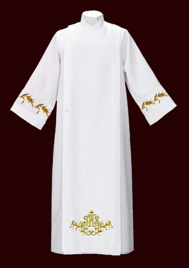 Jual Jubah Imam Katolik/jubah Pastor/alba Imam Aac001 Di Seller Berkat ...