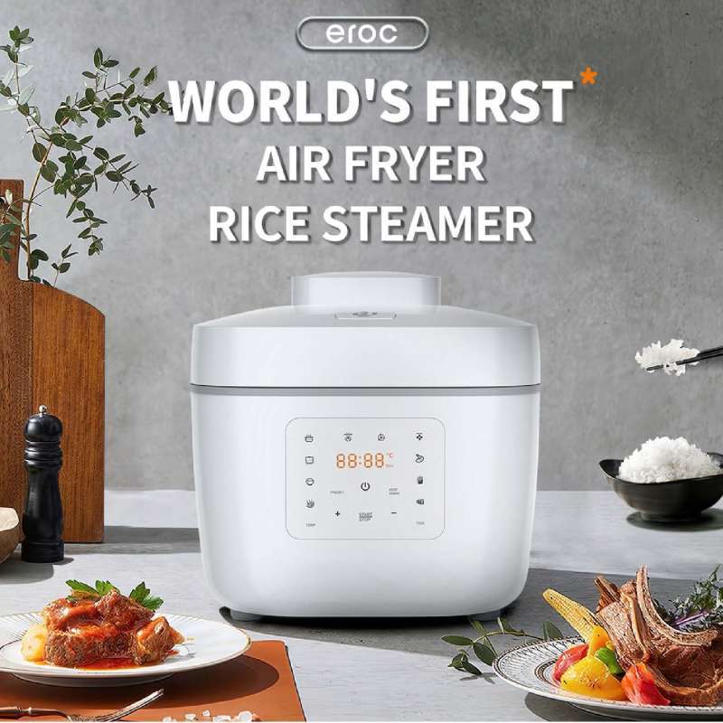 Promo Eroc Air Fryer & Rice Cooker Multicooker In One Pot - Kapasitas 6 ...