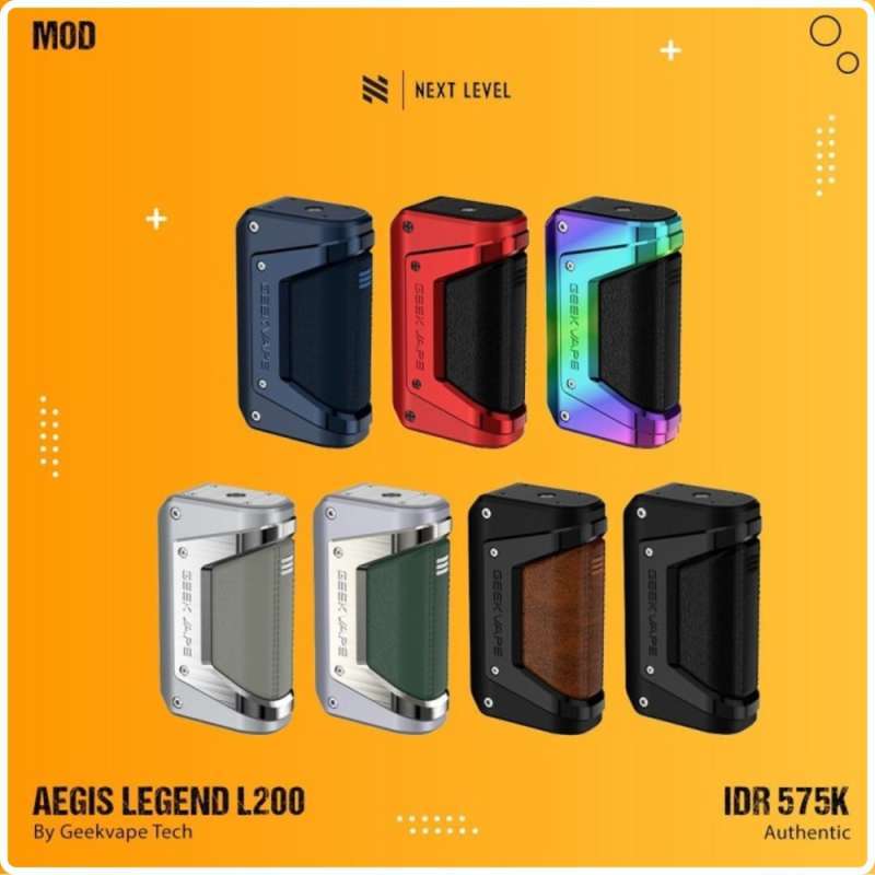 Jual Geekvape L200 / Aegis Legend 2 200W Mod Only By Geek Vape Kode 237 ...