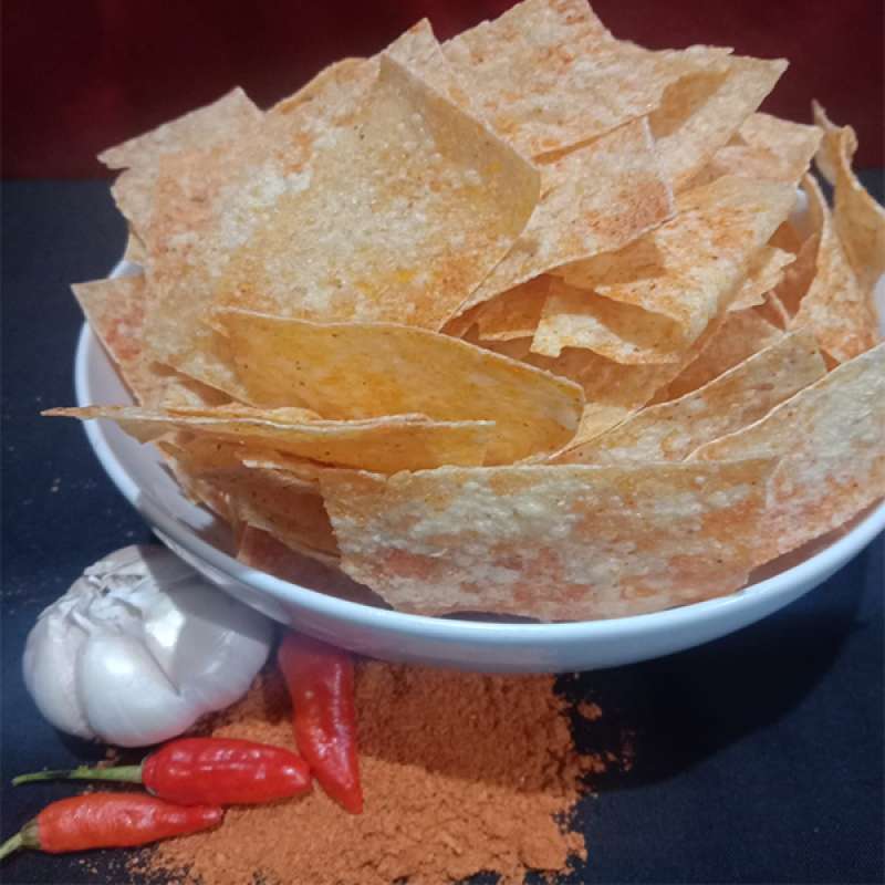 Promo Cemilan Keripik Singkong Tisu Tissue Cassava Tipis kemasan 225 ...