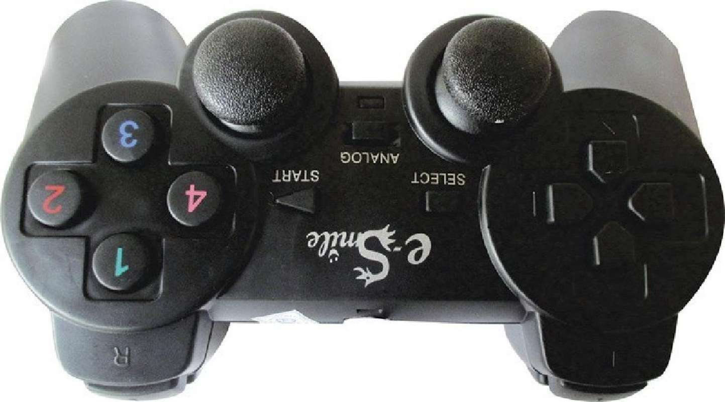 Jual Gamepad E-Smile Single USB-208 Game Controller Joystick - Hitam di ...