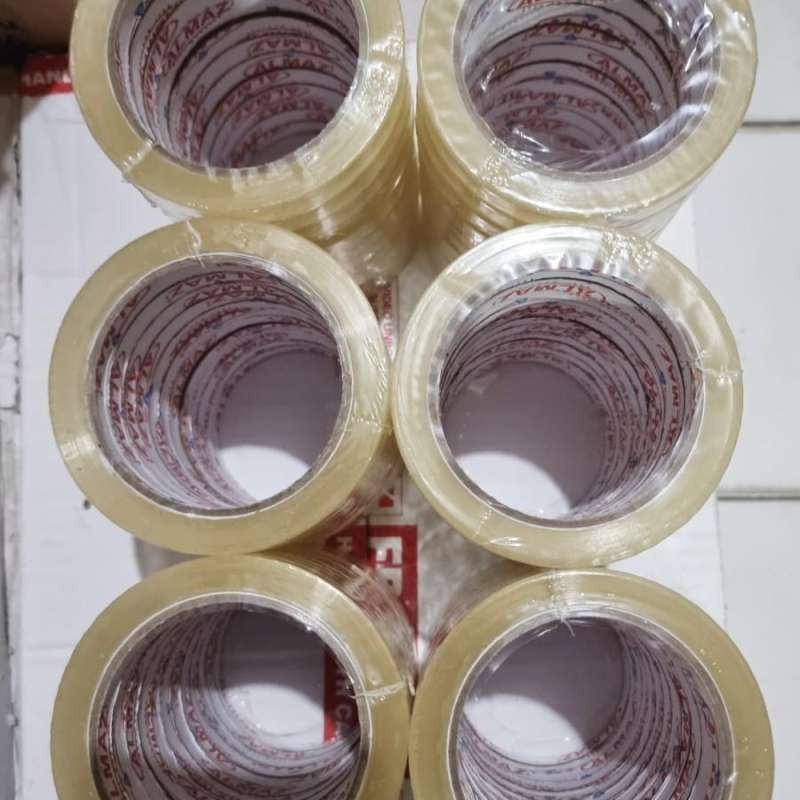 Promo Isolasi 1/2 Inch X 100 Yard / Selotip / Isolasi 12 Pcs Diskon 5% Di Seller Lionelplastik ...