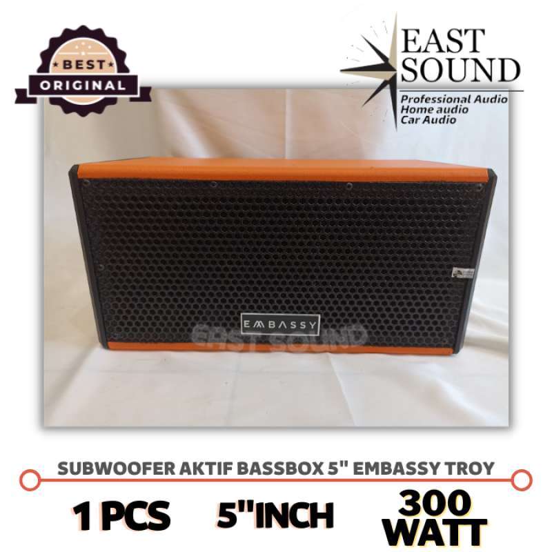 Jual Subwoofer Aktif Bassbox 5 Inch Embassy Troy Di Seller East Sound ...
