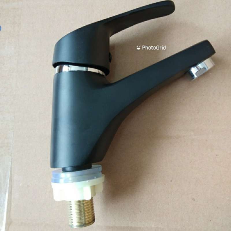 Jual KRAN CUCI TANGAN WASTAFEL HITAM MURAH MODEL TOTO di Seller Solana ...