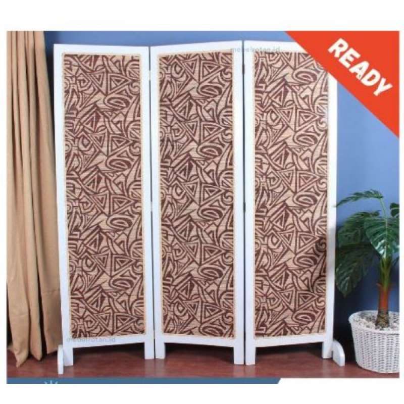 Jual Penyekat ruangan | Partisi ruang | sketsel kayu putih minimalis di ...
