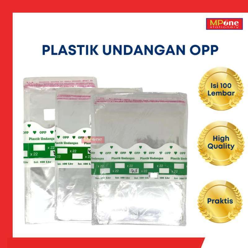 Jual Plastik Undangan / Plastik Undangan OPP Semua Ukuran / Plastik ...