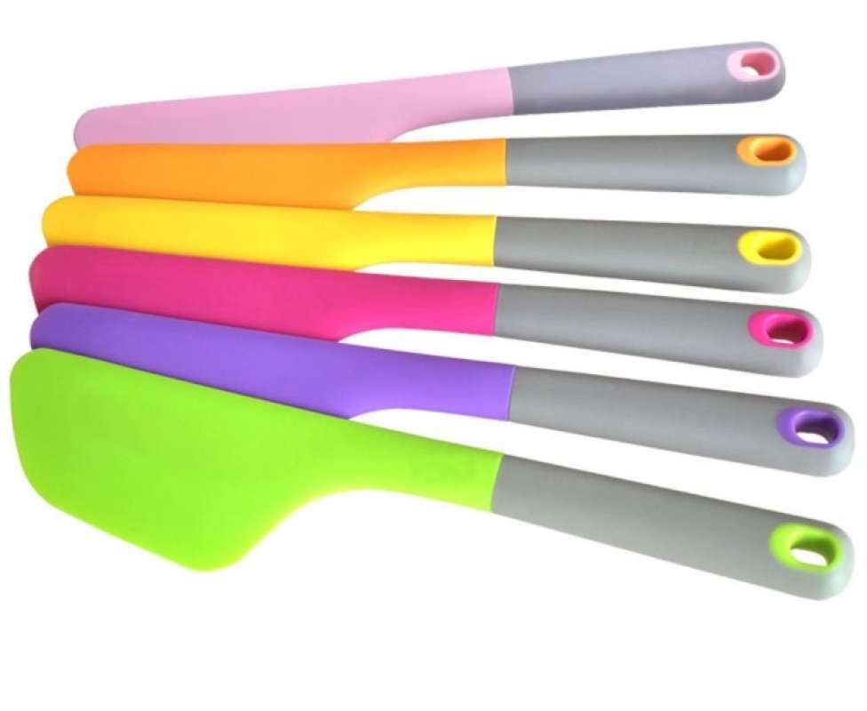 Jual Spatula Tintin Lebar Sutil Silikon Besar Jumbo Love Rainbow Series ...