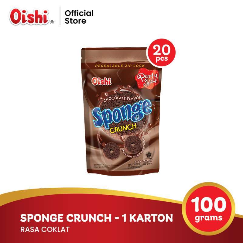 Jual Sponge Crunch Rasa Coklat - 1 Karton Di Seller Oishi Official ...