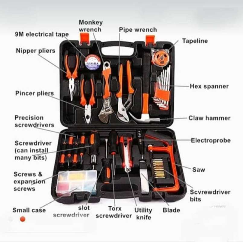 Promo Toolkit Set Premium 102 Pcs Lengkap / Toolbox Perkakas Hand Tools ...