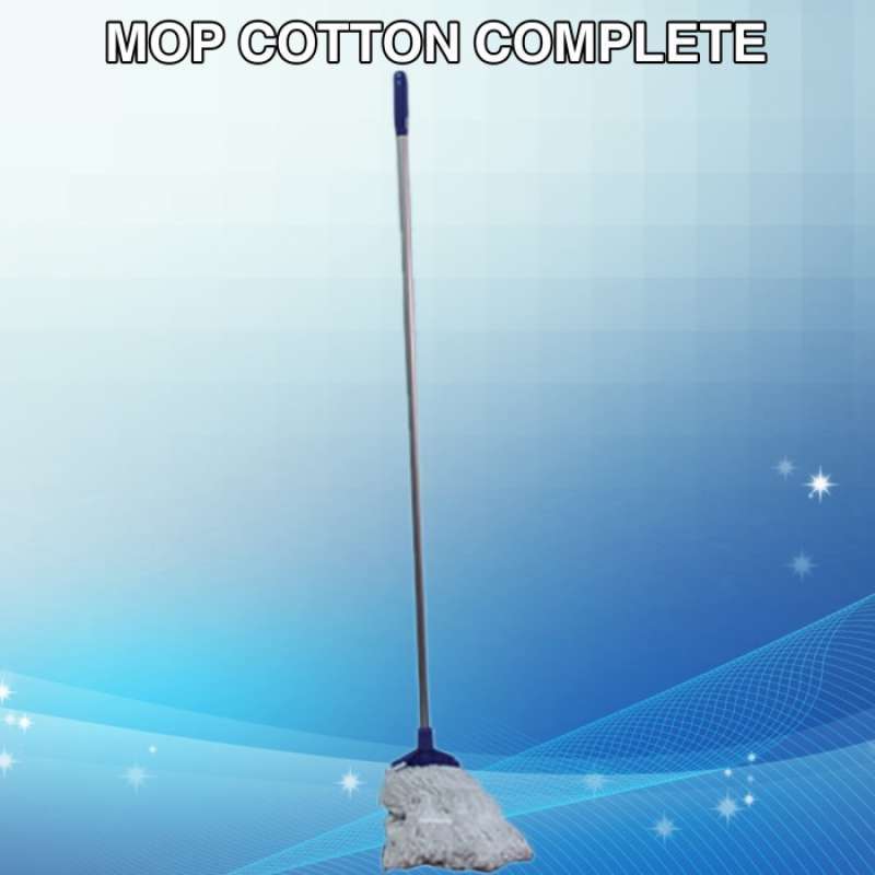 Promo Mop Cotton Complete With Alumunium Handle Diskon 11% di Seller ...