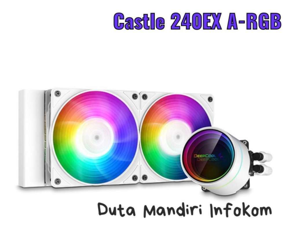 Promo Deepcool Castle 240 Ex A-rgb I 360 Ex A-rgb - Aio Liquid Cpu ...