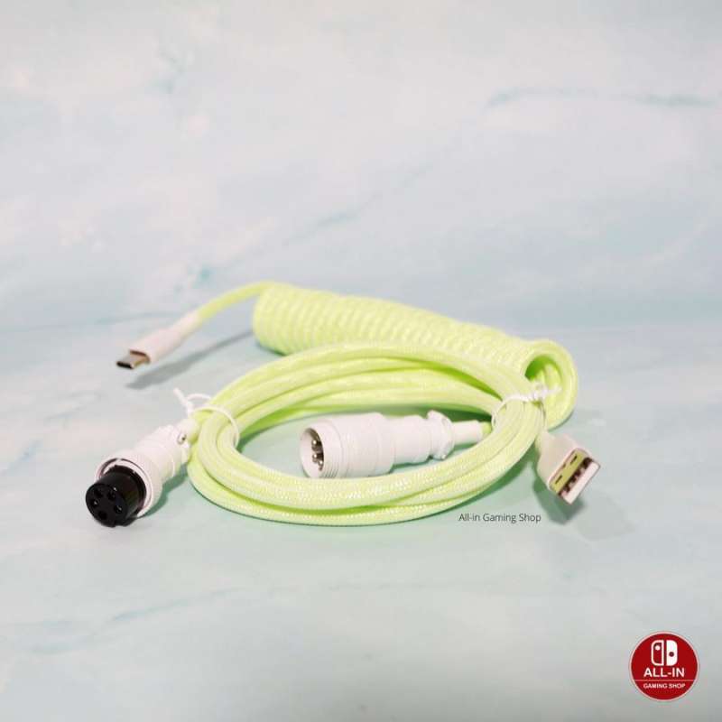 Jual Type C Coiled Cable Mechanical Keyboard by All-in Gaming Shop di ...