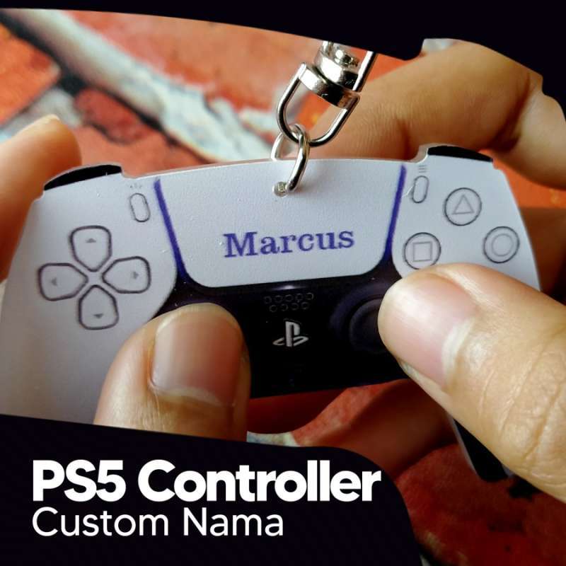 Jual PS5 Controller Custom Nama Gantungan Kunci di Seller ntmprintshop ...