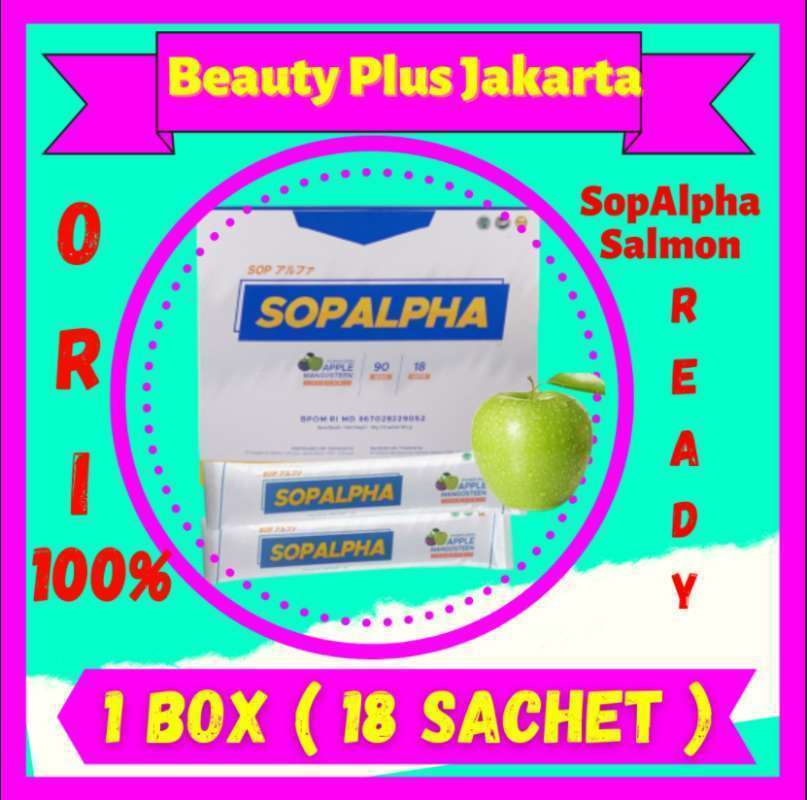Promo Sopalpha Bioboost 1 box isi 18 sachet original sop alpha bio boost Diskon 15% di Seller ...