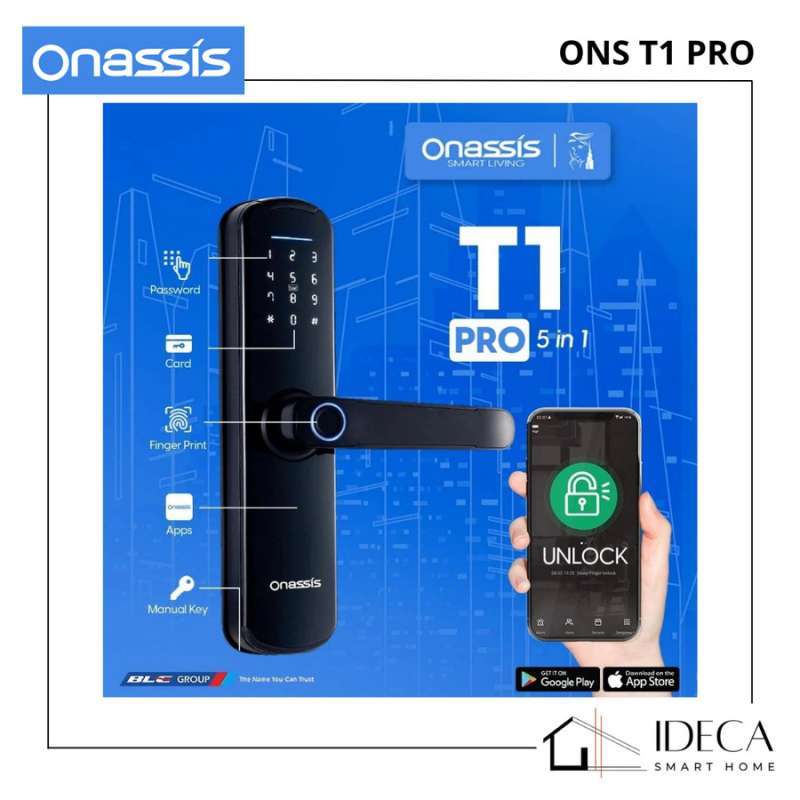 Jual Onassis Smart Door T1 Pro Original, Murah & Diskon Maret 2024 | Blibli
