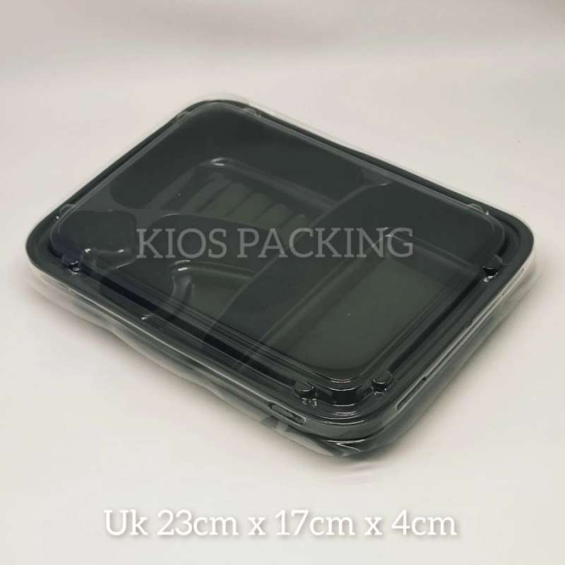 Jual OEM MIKA BENTO BOX 50 Set Sekat 4 Tray Bento Mika Lunch Kotak ...