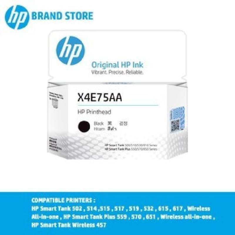 Jual Printhead HP Smart Tank X4E75AA Black Original di Seller LAPAK ...