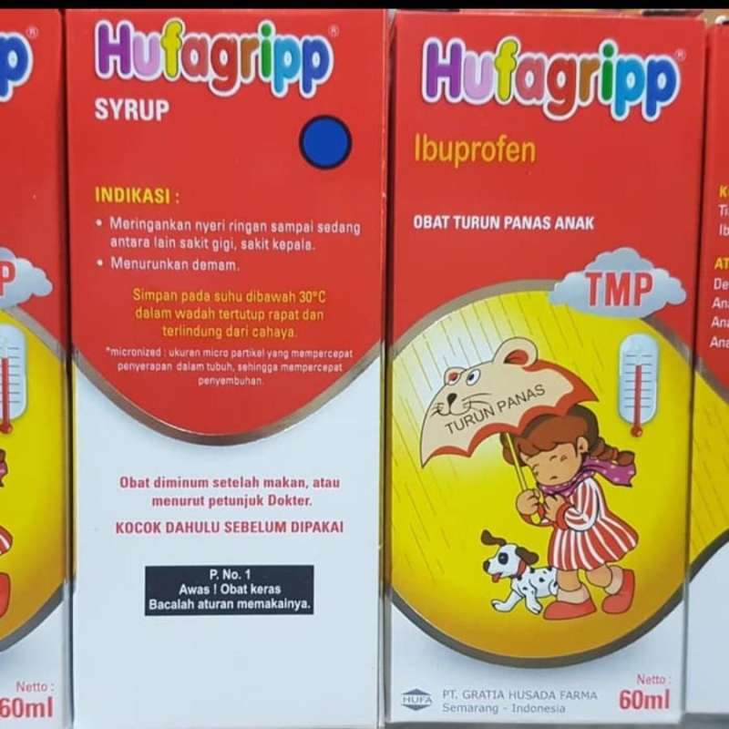 Promo Hufagrip Tmp Syrup 60ml - Obat Turun Panas Anak Diskon 6% Di ...