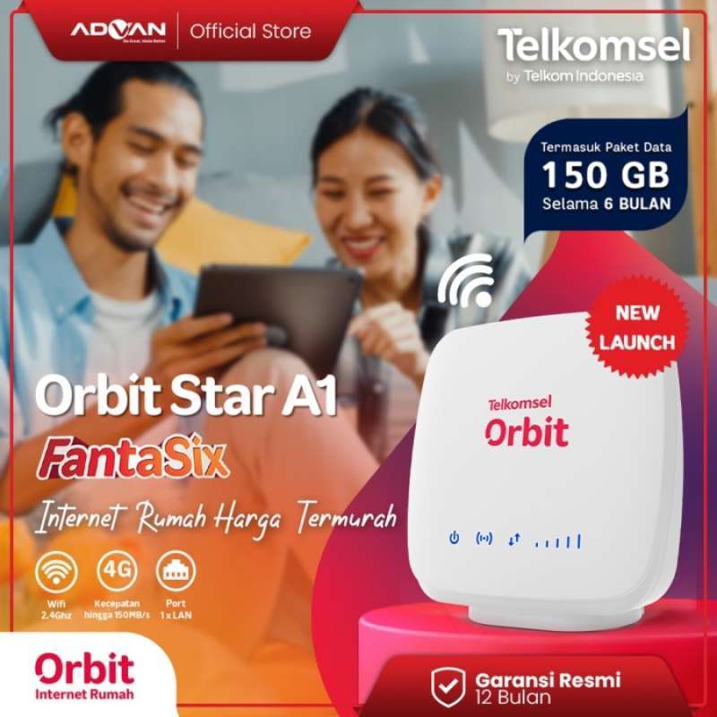 Promo Advan Telkomsel Orbit Star A1 Modem 4G Lte Router Wifi Unlock ...