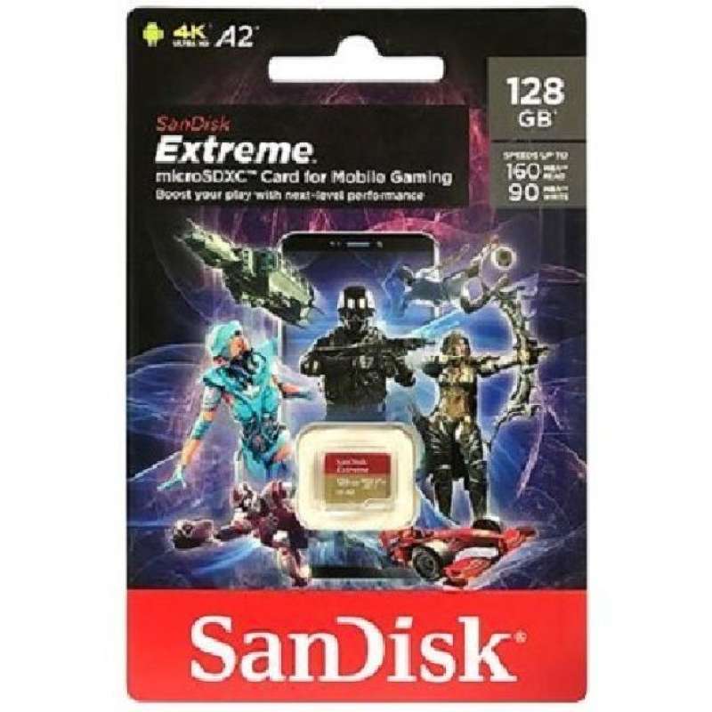 Jual SanDisk Extreme 128GB A2 160MB/s MicroSD Card for Mobil Gaming di Seller Mantap Baru ...