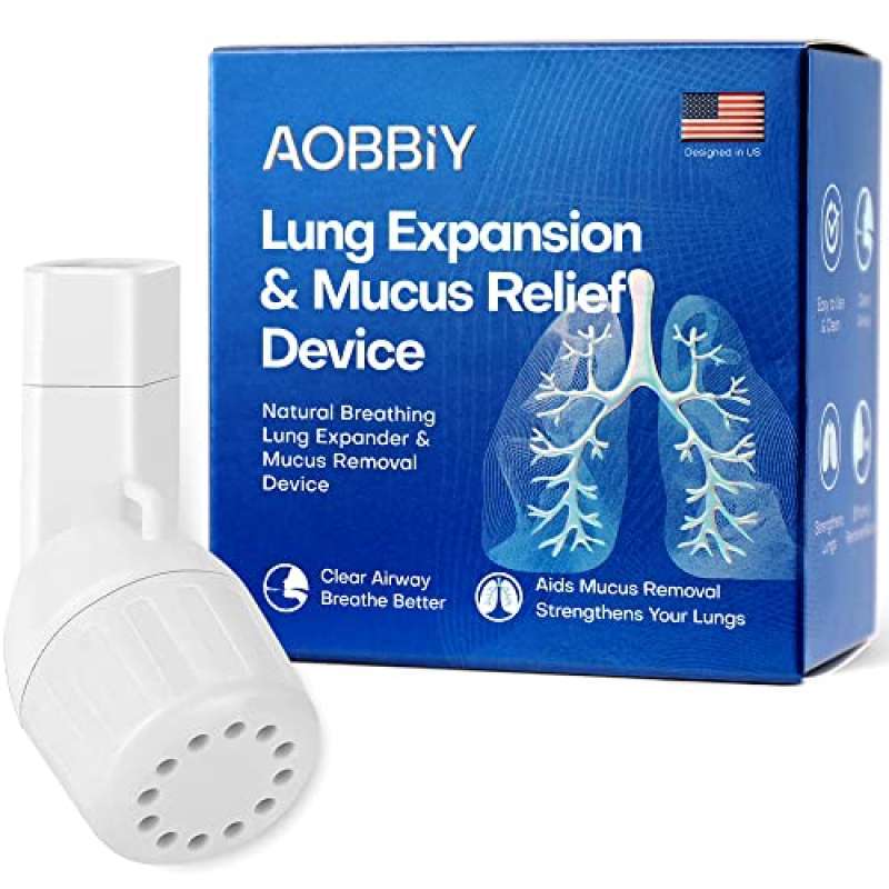 Promo Aobbiy Lung Expansion, Mucus Relief Device, Hand-Held Breathing Trainers - OPEP Therapy ...