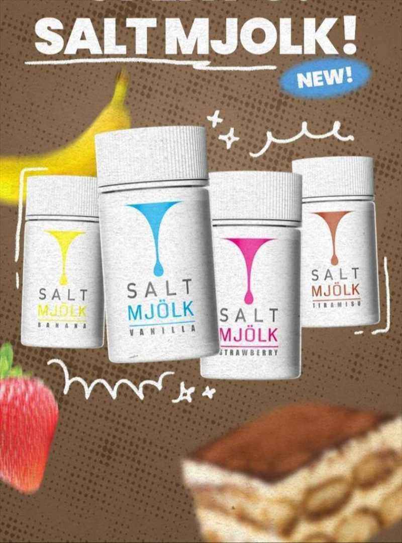 Jual Salt Latt Mjolk V4 Strawberry 25mg 30ml Fresh Milk Liquid Vape ...