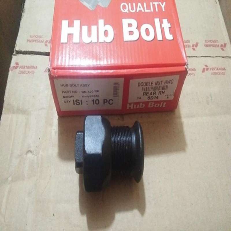 Jual Double Nut Mur Baut Roda Truk K.41 Hino Jumbo Lohan Dutro Kanan ...