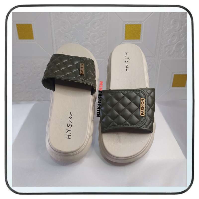 Jual Sandal Selop Tebal Wanita Produk Impor Bahan Jelly Merk Hys ...