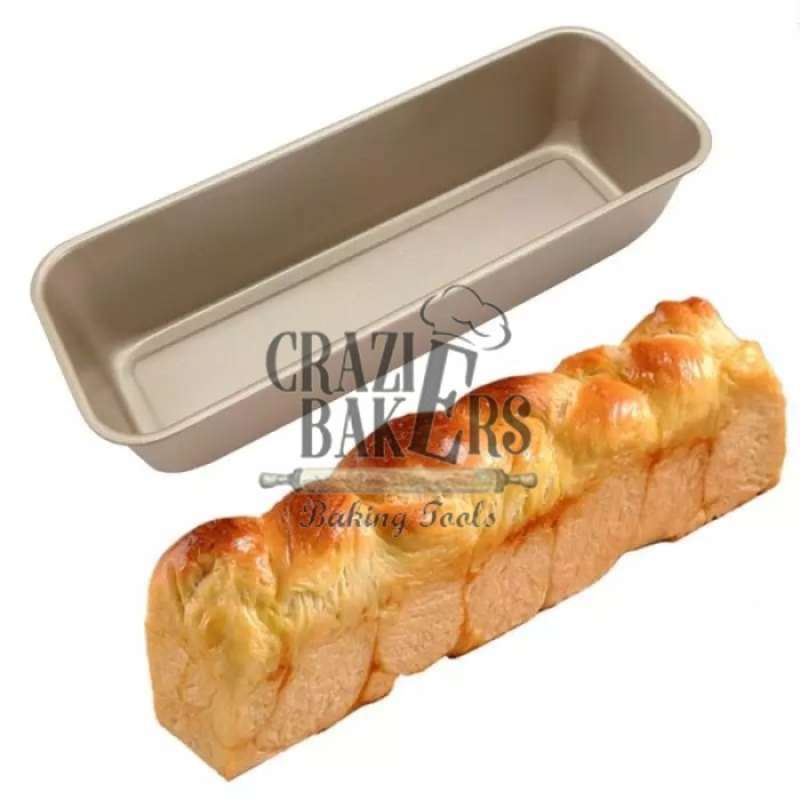 Promo Loyang Roti Loaf Bread Long Pan Persegi Panjang - Emas Diskon 9% ...