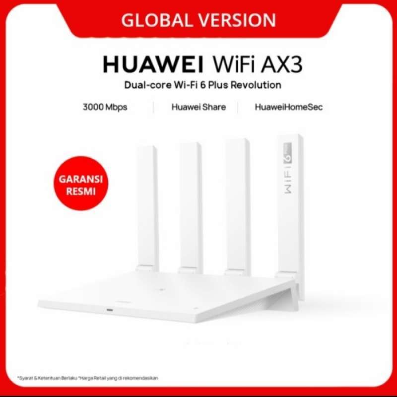 Promo Huawei Ax3 Pro Wifi6 Mesh Gigabit 3000Mbps Wireless Router - AX3 ...