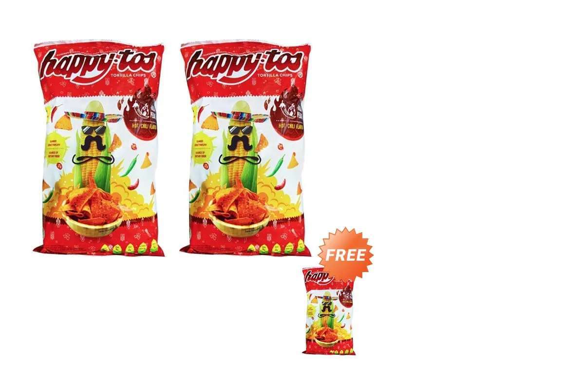 Jual Buy 2 Get 1 Free Happy Tos Hot Chili [140 g] di Seller Bliblimart ...