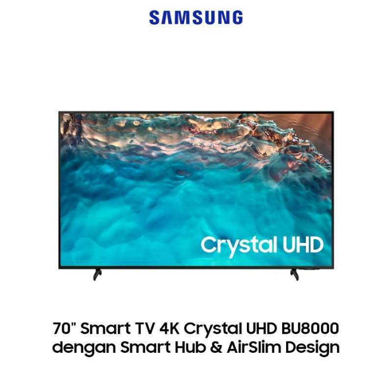 Jual TV LED Crystal 4K UHD Smart TV 70Inch Samsung 70BU8000 di Seller ...